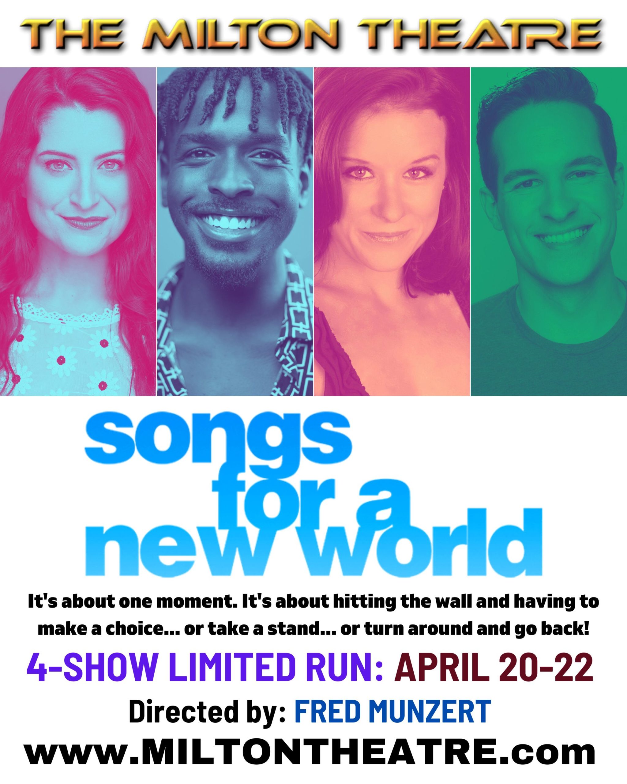 SONGS FOR A NEW WORLD | The Milton Theatre