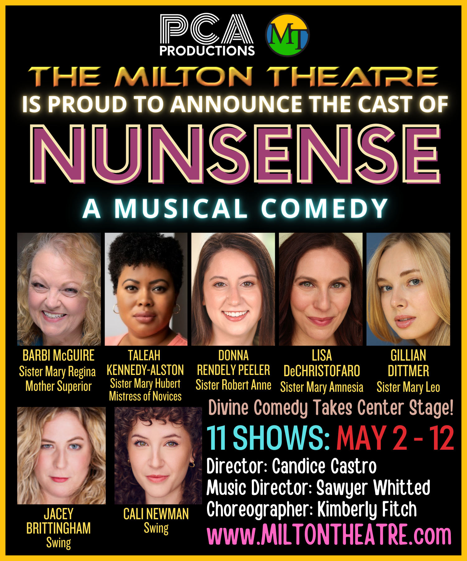 Nunsense: A Musical Comedy - Mainstage Production 2024 | The Milton Theatre