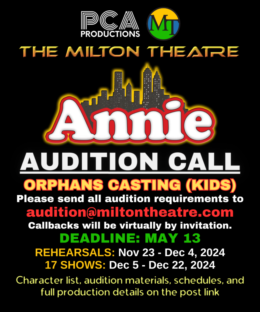 Auditions | The Milton Theatre