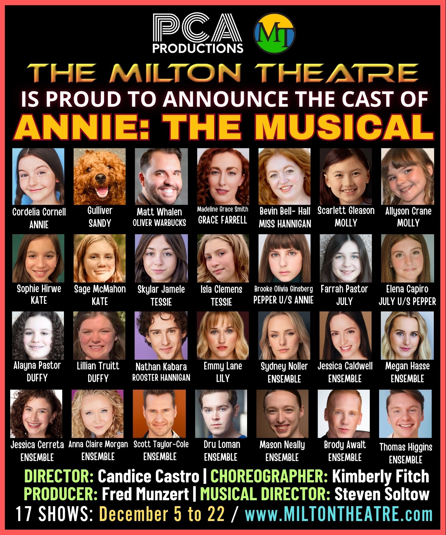 ANNIE: The Musical | The Milton Theatre