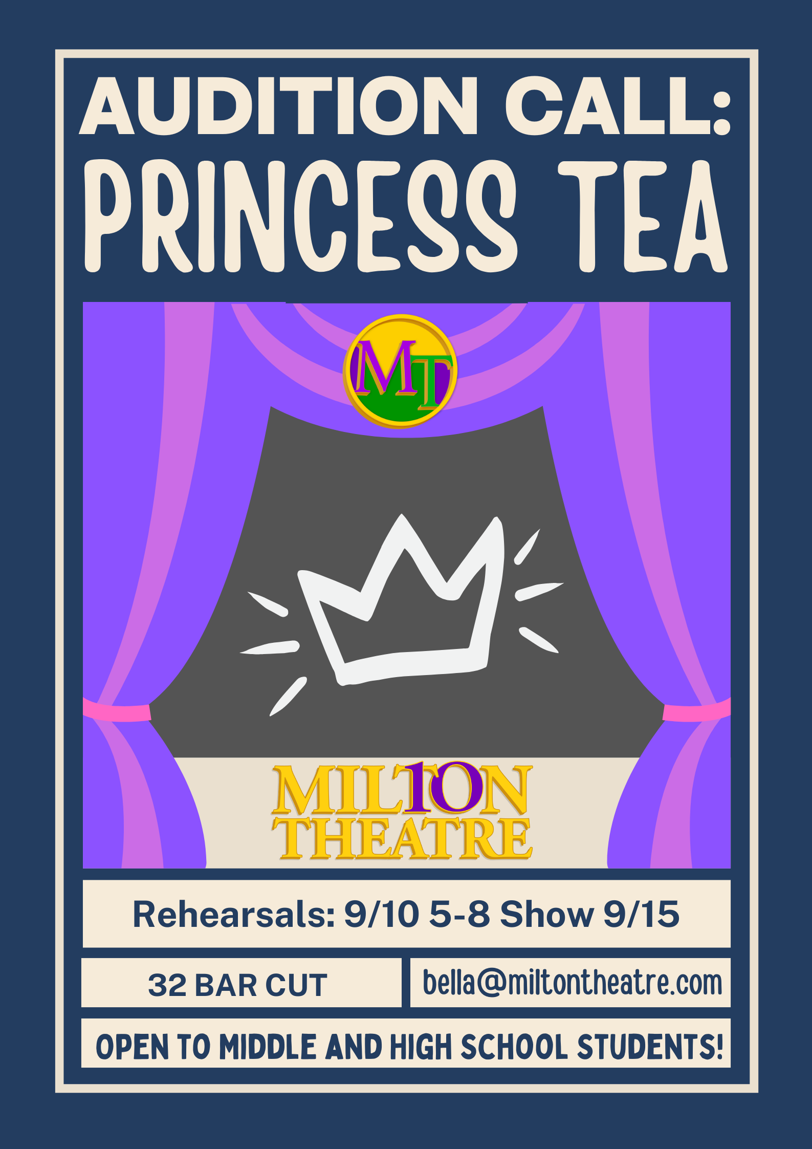 Auditions | The Milton Theatre