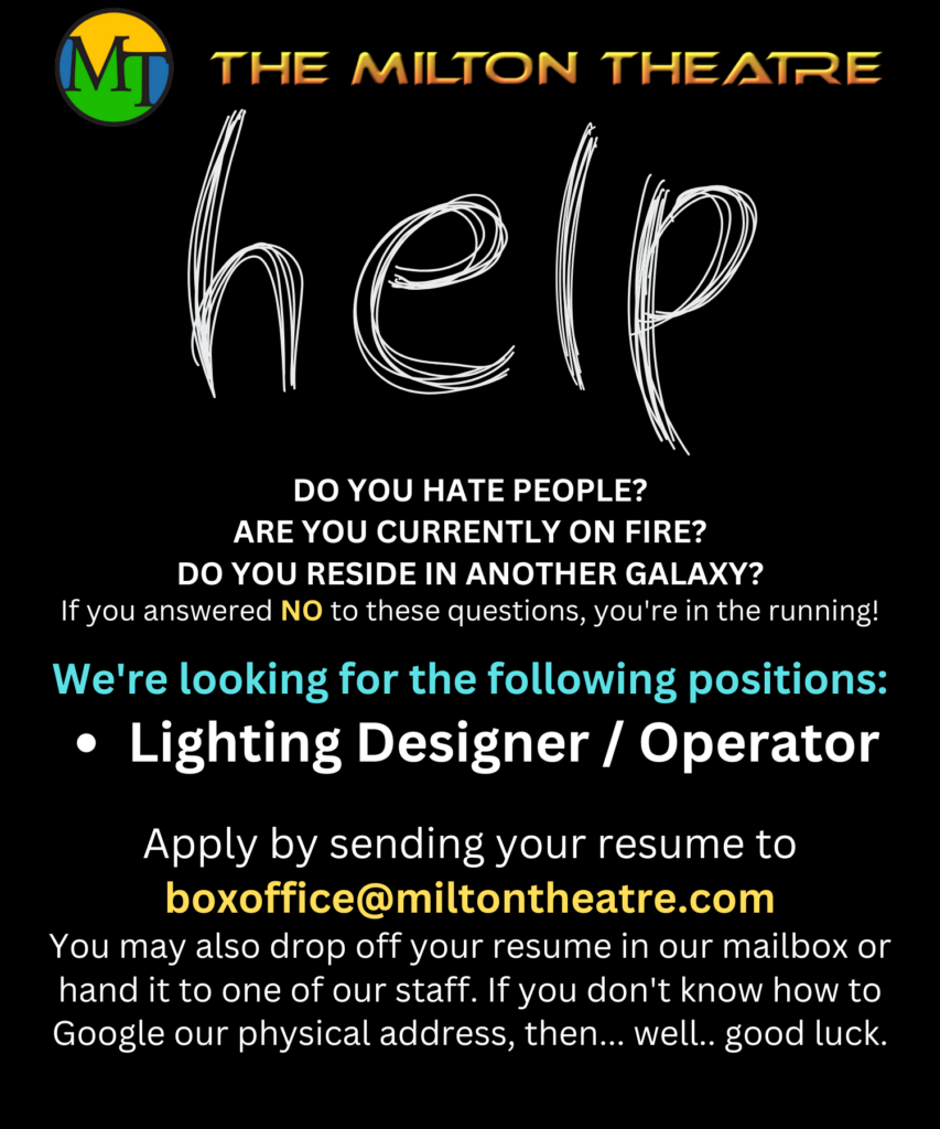 Careers | The Milton Theatre