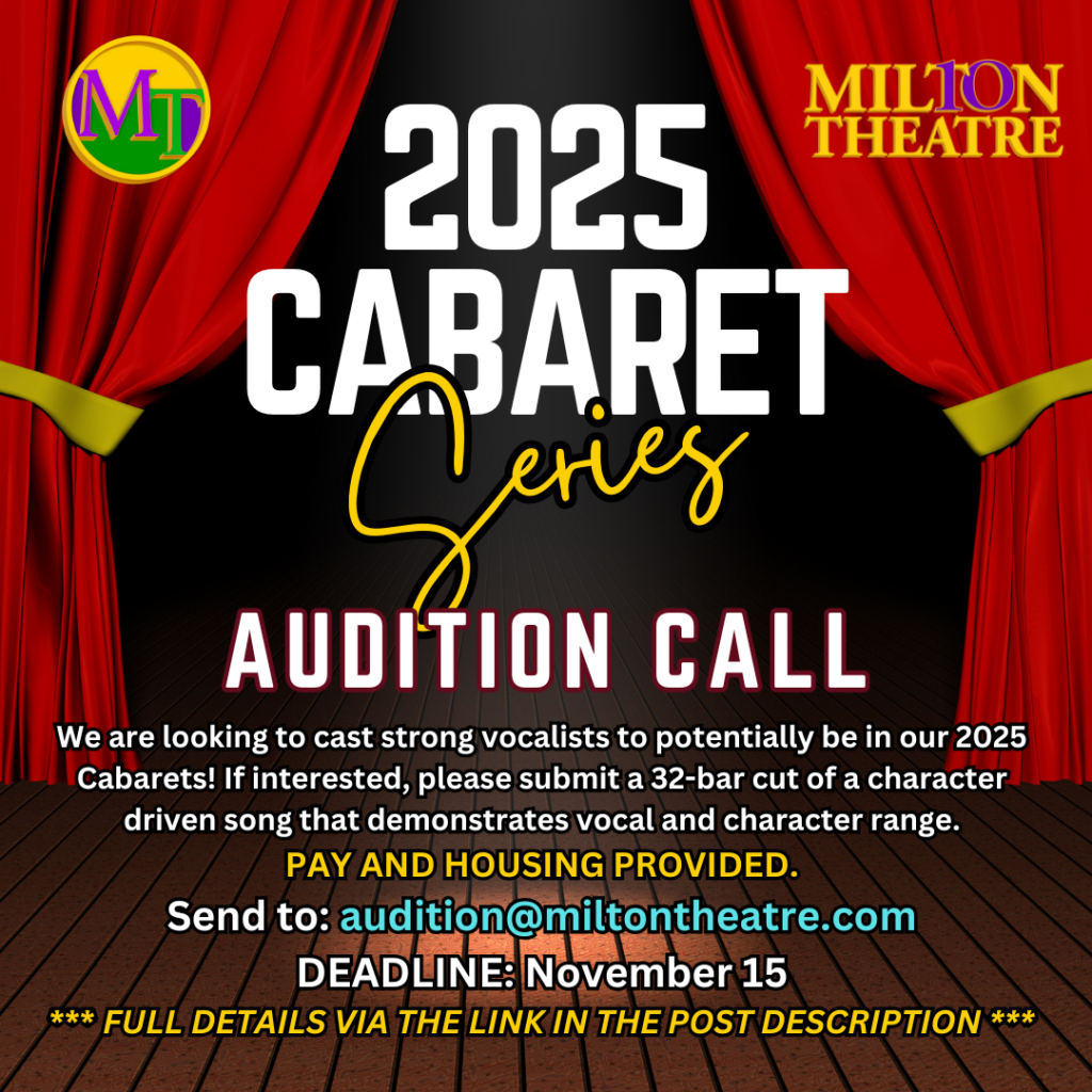 Auditions | The Milton Theatre