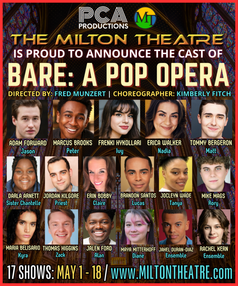 BARE: A POP OPERA - Milton Theatre Mainstage Production | The Milton ...