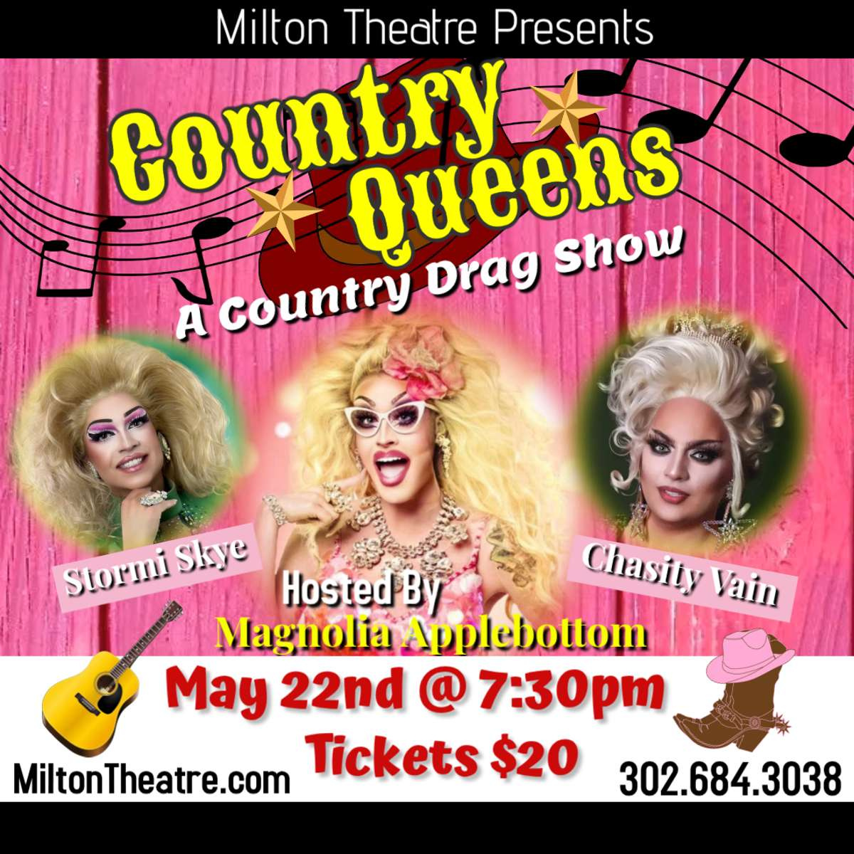 Country Queens: A Country Drag Show | The Milton Theatre